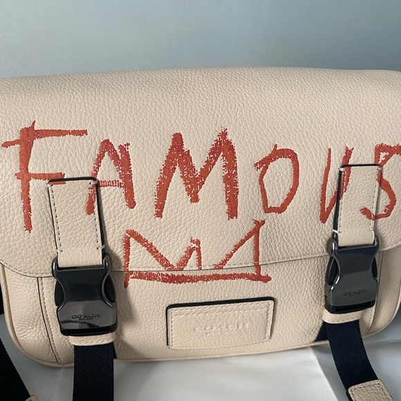 Coach | Bags | Coach X Jean Michel Basquiat Track Crossbody Bag In ...